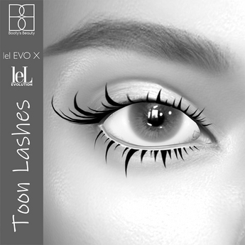 Second Life Marketplace - *Booty's Beauty* DEMO [Lel Evo & Evo X] Toon Lashes